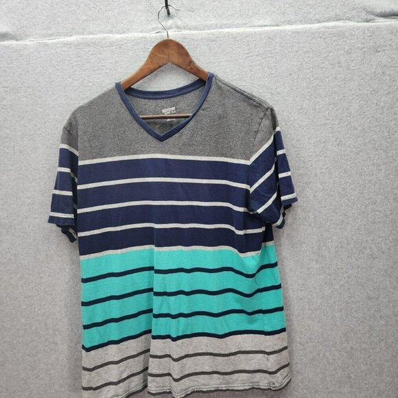 Mossimo Supply Co. | Shirts | Mossimo Supply Co Mens Striped Vneck ...